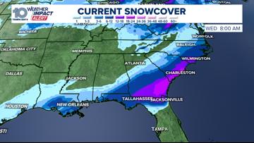 MAP: Where snow fell in Florida | January 2025 | wtsp.com
