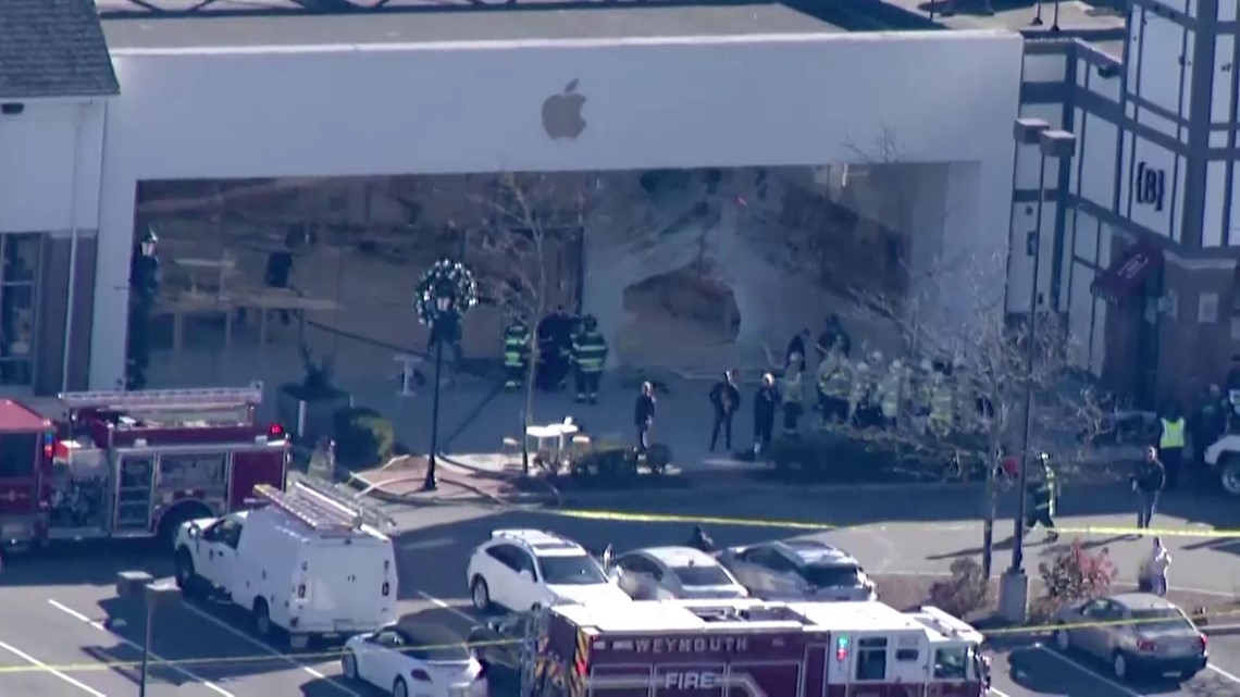 Car crashes into Apple store in Massachusetts, injuring several | wtsp.com