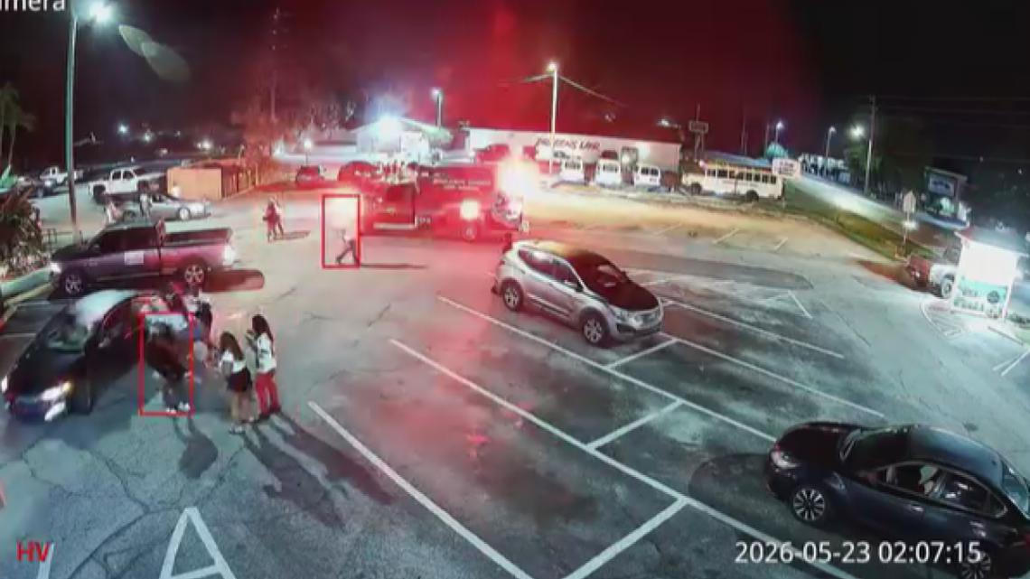VIDEO: Woman drives car into crowd outside Sebring bar | wtsp.com