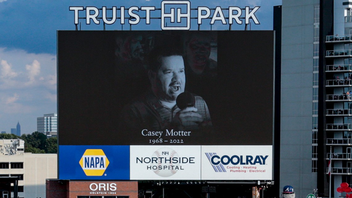 Braves have moment of silence in memory of team announcer Motter | wtsp.com