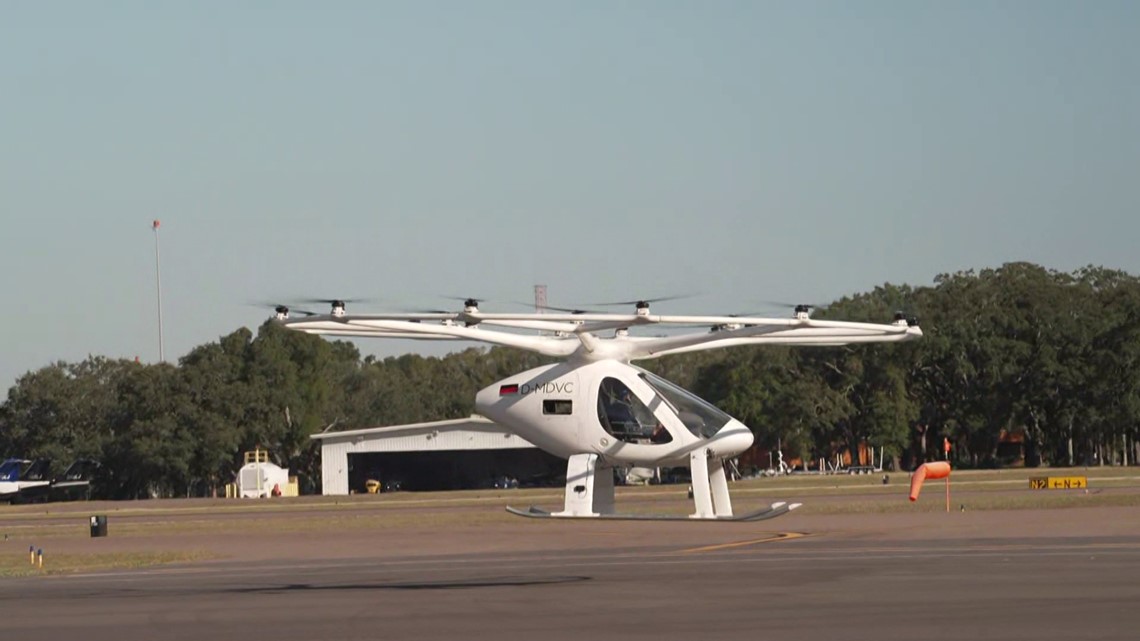 TPA launches its first ever "air taxi" test flight | wtsp.com