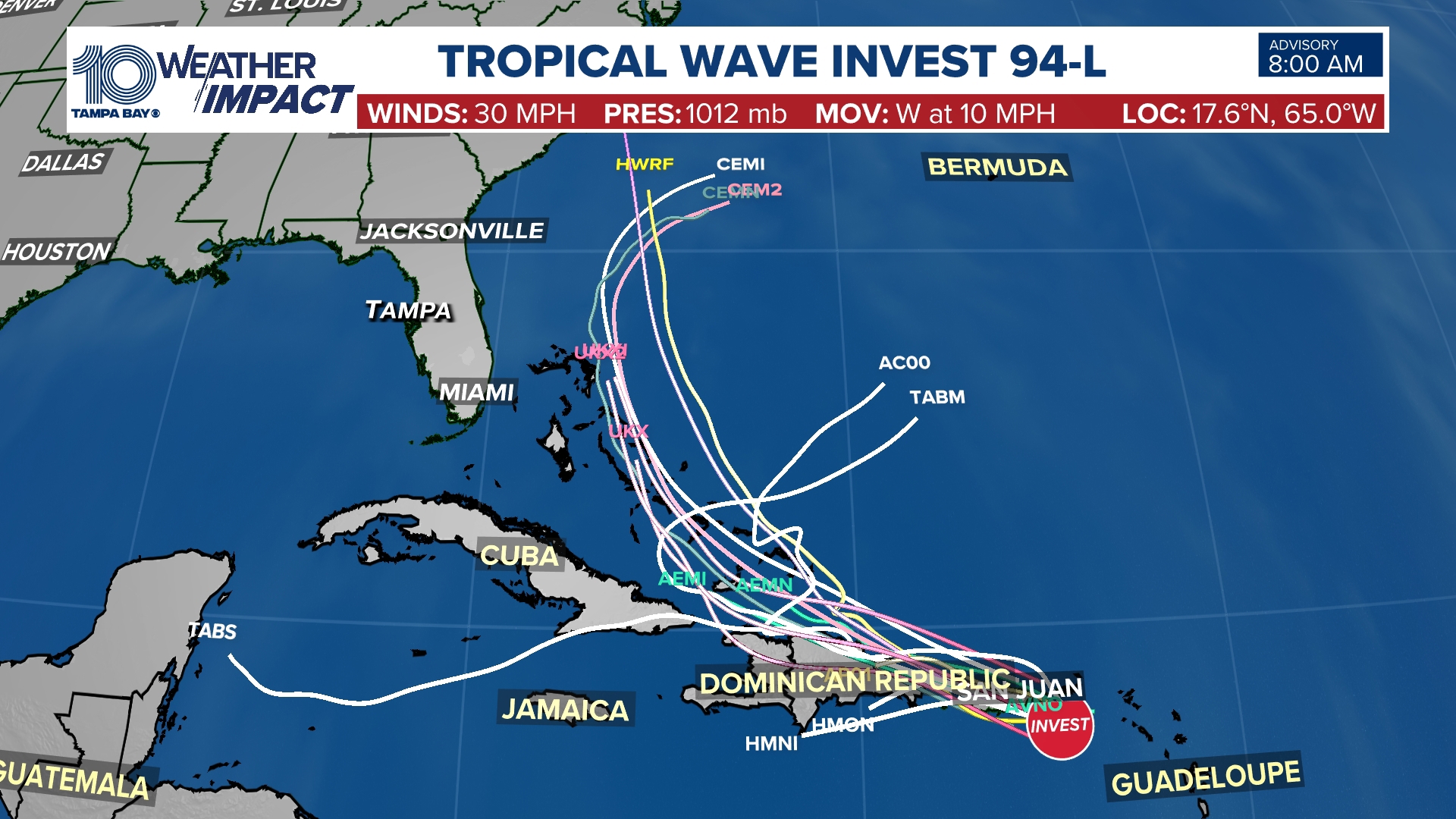NHC: Watching Hurricane Gabrielle, 2 new waves in the tropics | wtsp.com