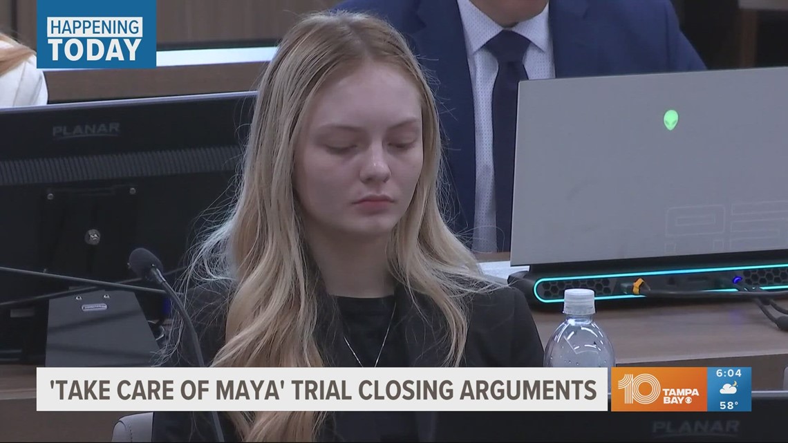 Closing arguments set in 'Take Care of Maya' trial | wtsp.com
