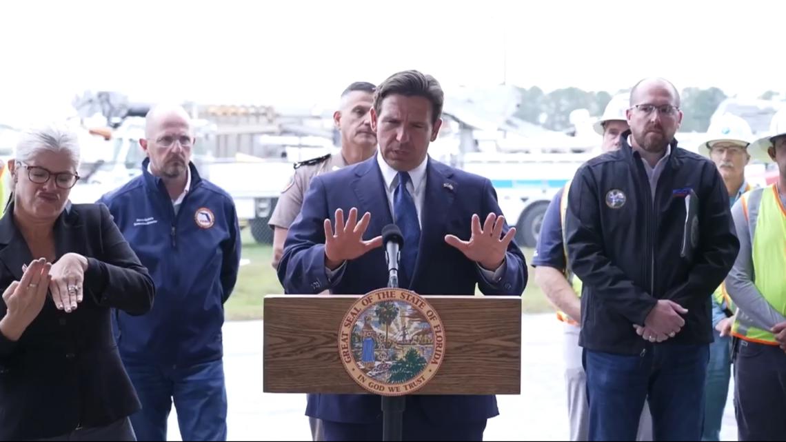 Florida Gov. gives update ahead of Hurricane Milton landfall | wtsp.com