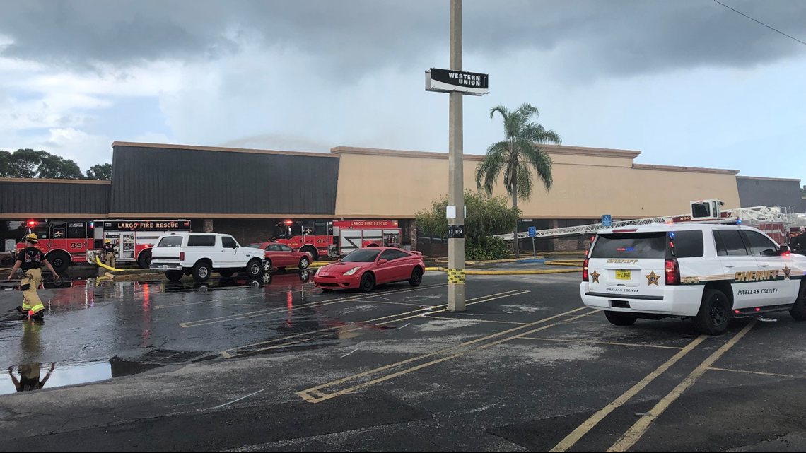 Firefighters battle fire at former Largo Winn-Dixie | wtsp.com