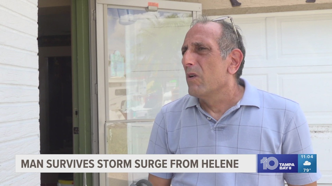 'It just kept rising': St. Pete Beach man survives storm surge from ...