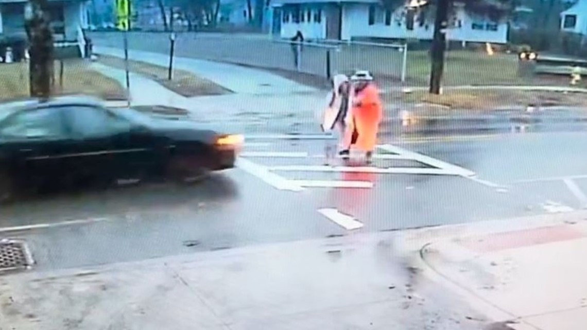 Video shows Maryland crossing guard hit by car protecting child | wtsp.com