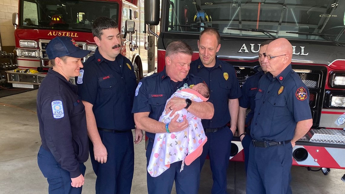 Georgia firefighter helps deliver granddaughter at fire station | wtsp.com