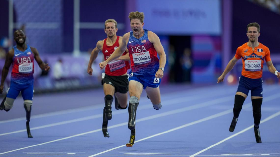 Hunter Woodhall 400m results | 2024 Paralympics | wtsp.com